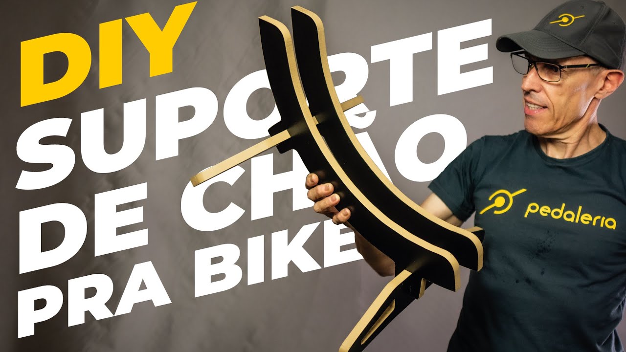 Faça você mesmo um suporte de chão para bike, não usa parafusos nem ...