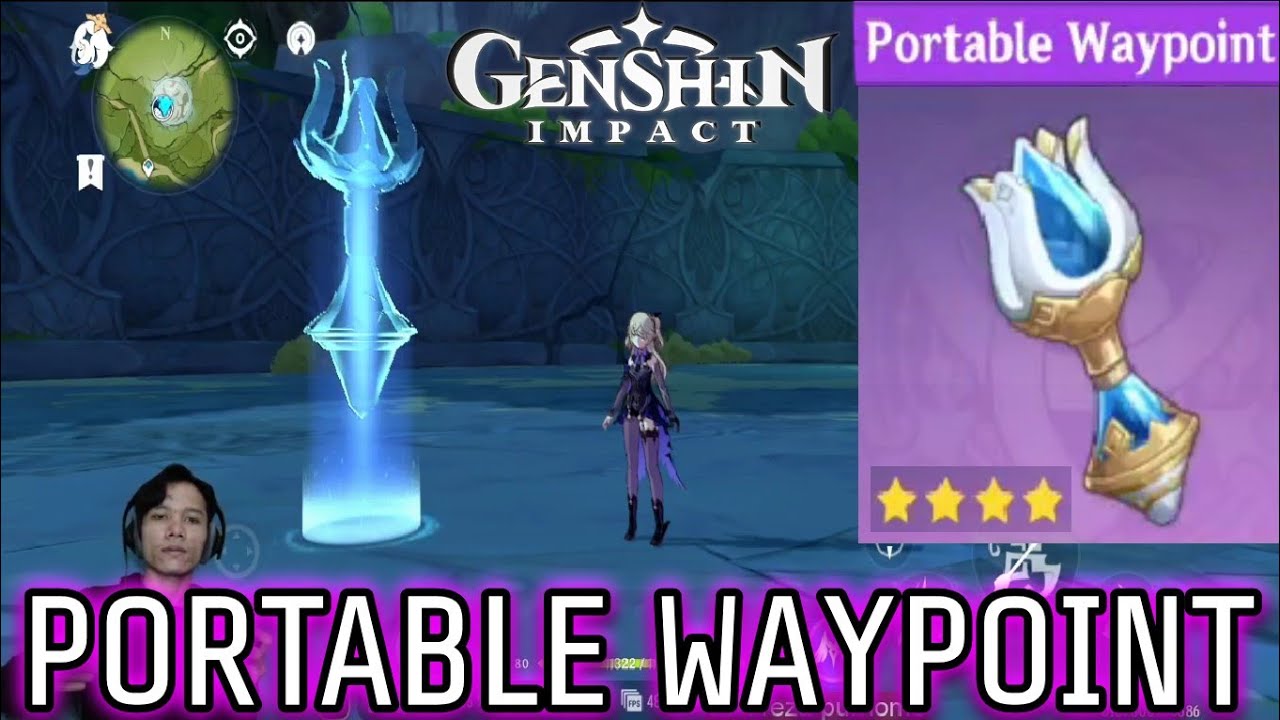 tutorial portable waypoint mondstadt | genshin impact indonesia #71 ...