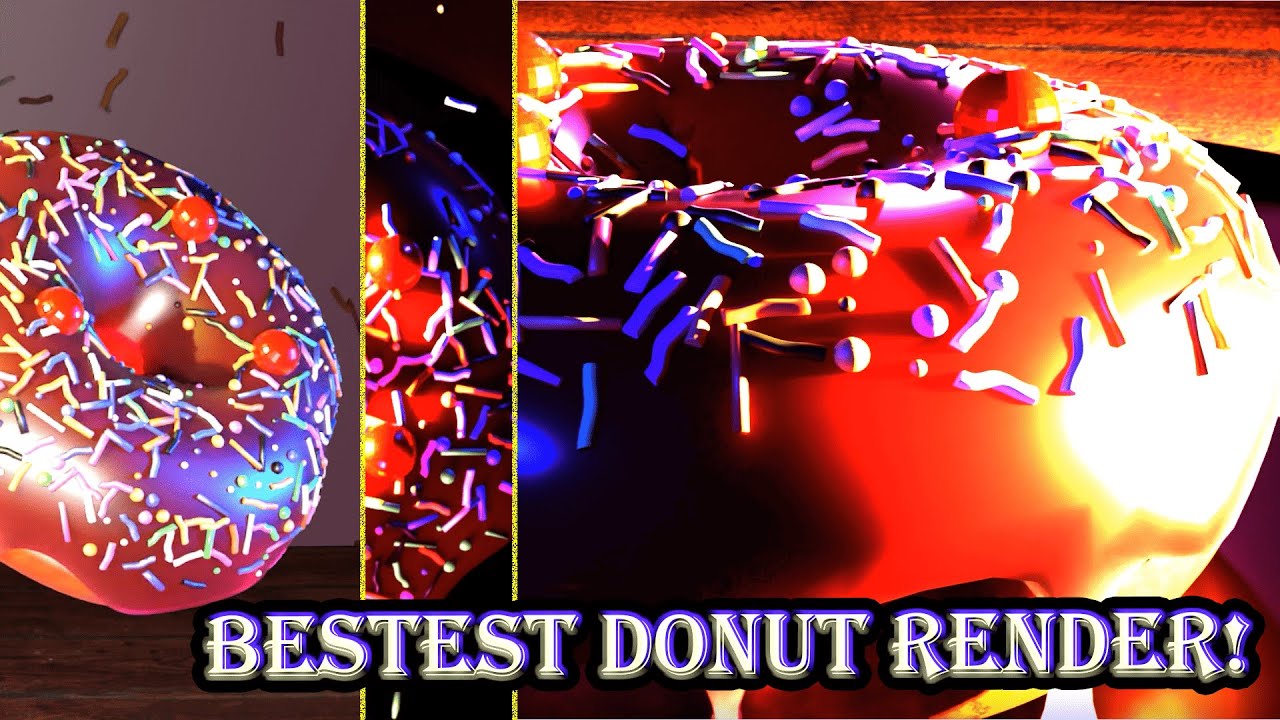 The Perfect!! Donut: A 3D Render Masterpiece! made in Blender! - YouTube