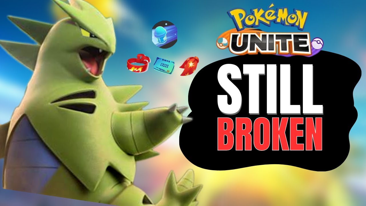 How to Tyranitar in Pokemon Unite | Lane & Jungle Analysis - YouTube