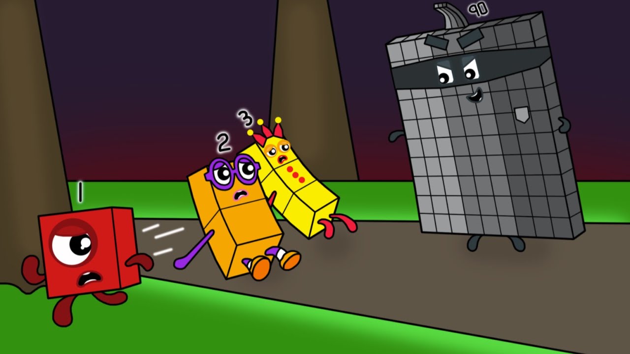 Target Numberblocks 90, Numberblocks 1 2 3 - Numberblocks fanmade ...