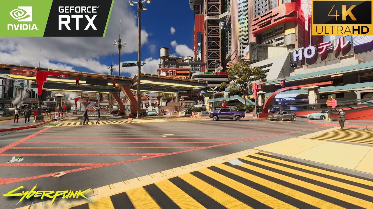 4K HDR Cyberpunk 2077 Ultra Texture Remaster Photorealistic Next-Gen ...