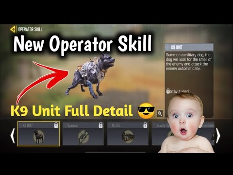 Call Of Duty Mobile New Operator Skill K9 Unit Full Detail | K9 Unit ...