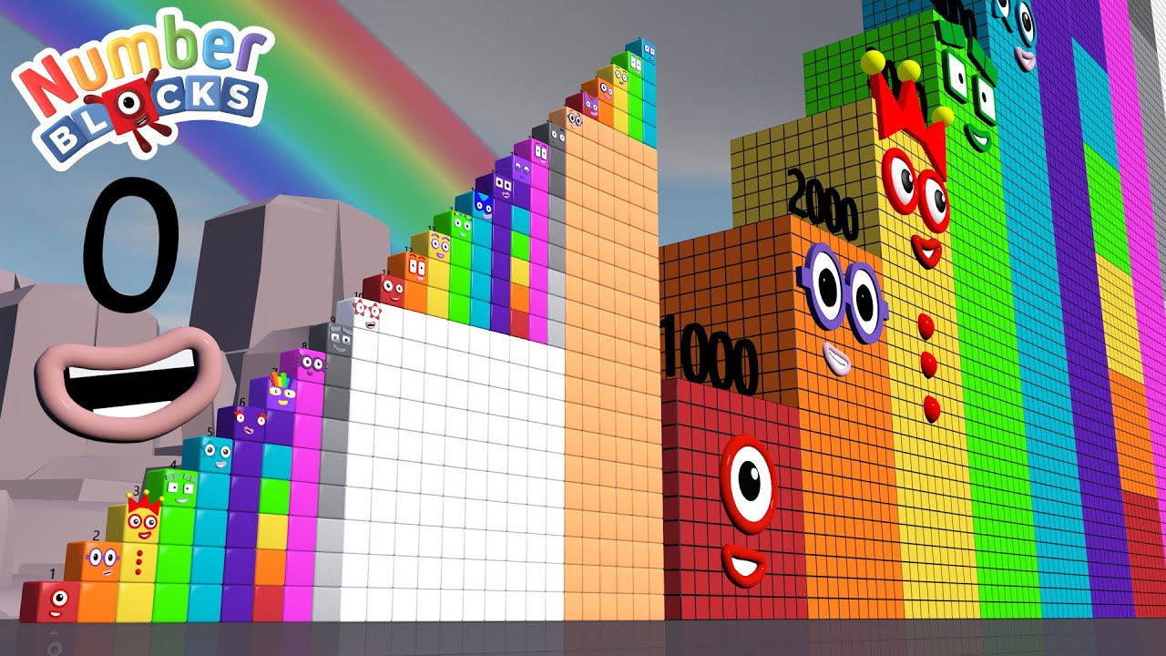 Numberblokcs Step Squad ZERO to 25,000 Standing Tall Numberblocks ...
