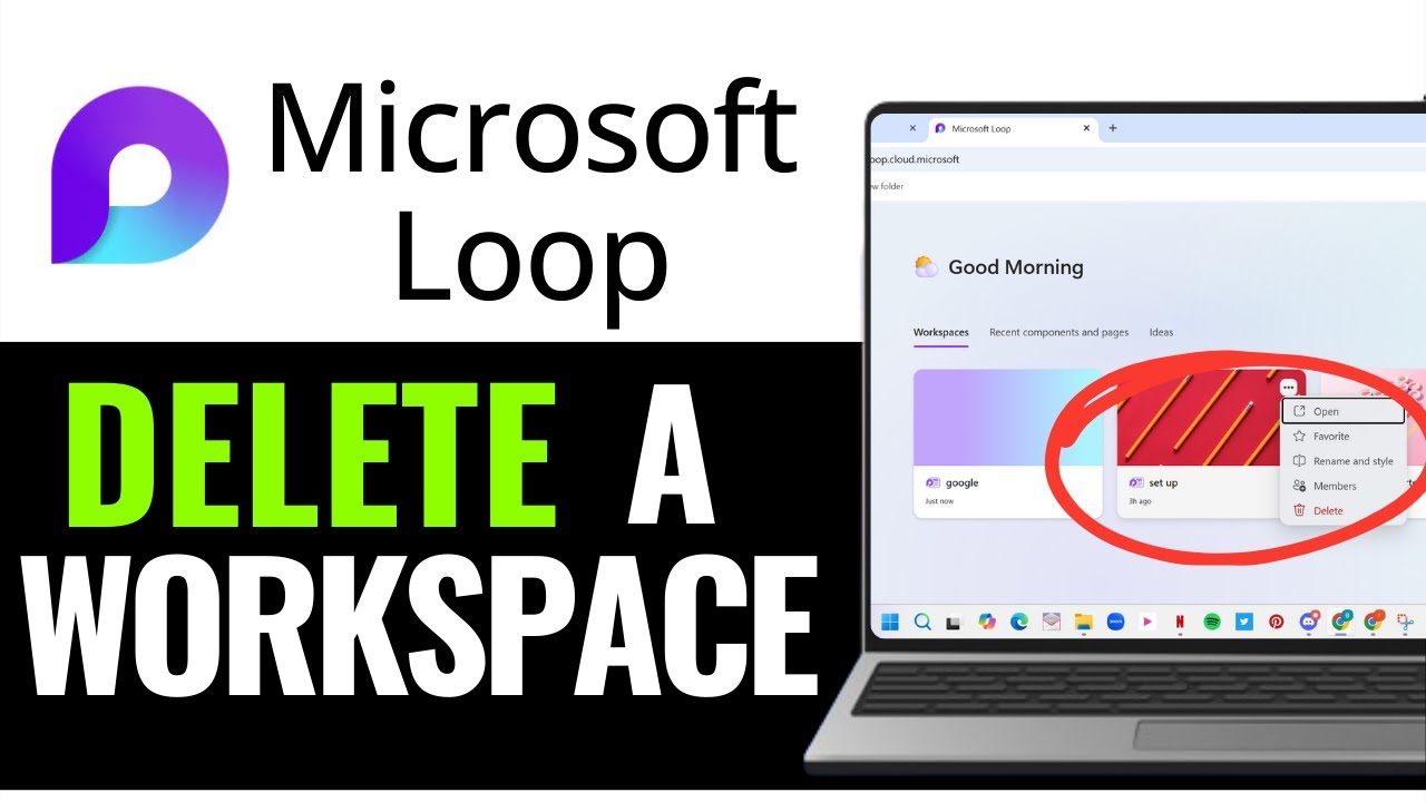 How to Delete a Workspace in Microsoft Loop 2025 (SIMPLE GUIDE) - YouTube