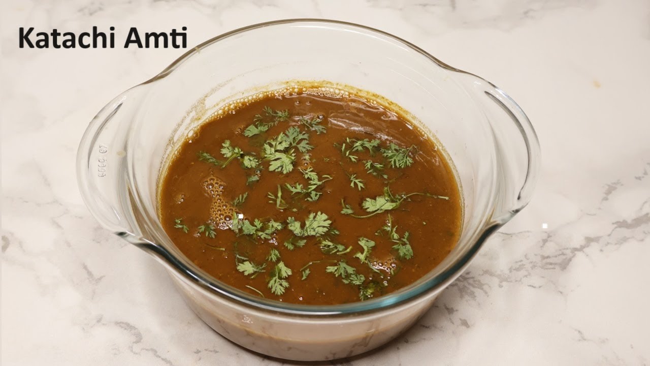 Authentic Katachi Amti Recipe in Hindi | कटाची आमटी रेसिपी | Holi ...