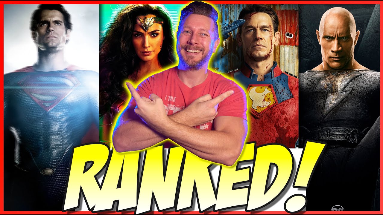 All 13 DCEU Movie & Series Ranked (w/ Peacemaker & Black Adam) - YouTube