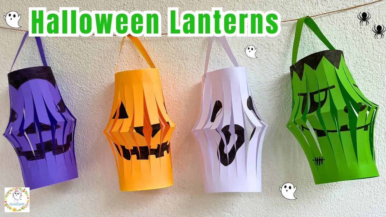 Halloween Paper Lanterns 🎃👻 | Halloween Decorations 2024 - YouTube
