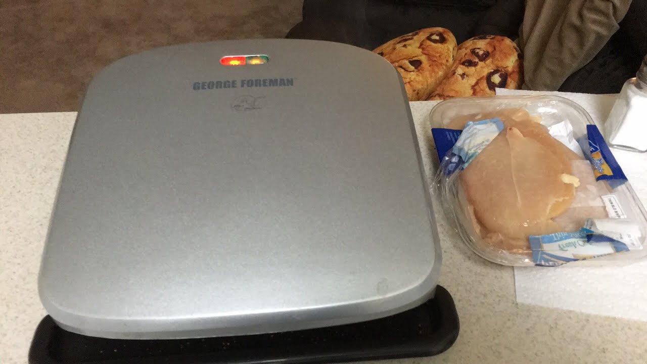 Healthy cooking on the George Foreman Grill! - YouTube