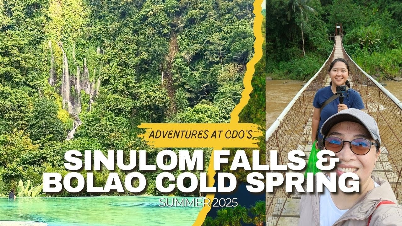 Sinulom Falls & Bolao Cold Spring Adventure in Cagayan de Oro City | Summer 2025 - YouTube