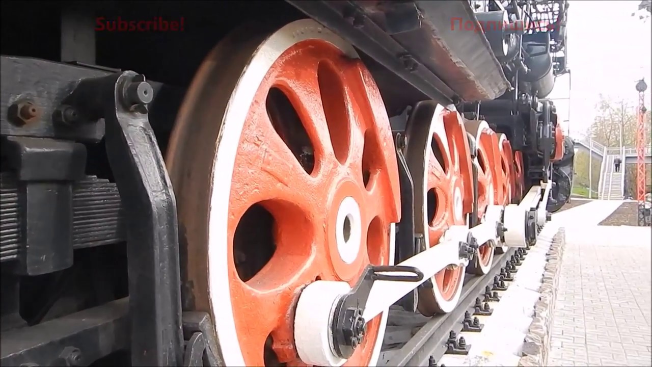 Steam loco L4386 in Murmansk - Паровоз Л4386 в Мурманске - YouTube