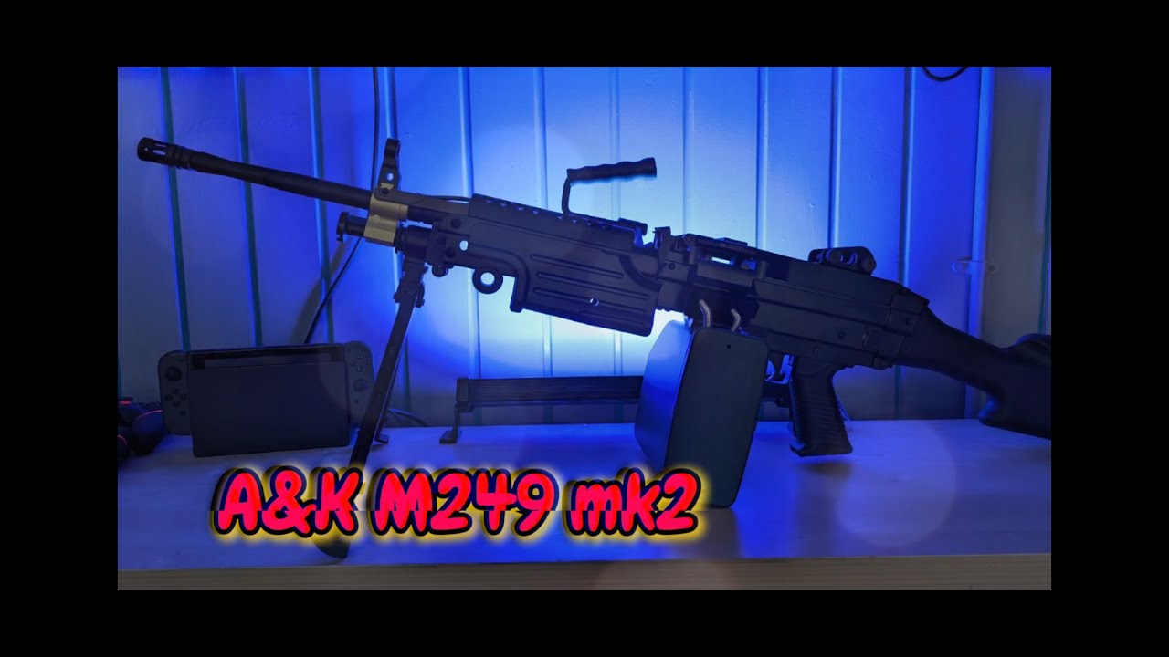 A&K M249 Mk2 Short and simple review - YouTube