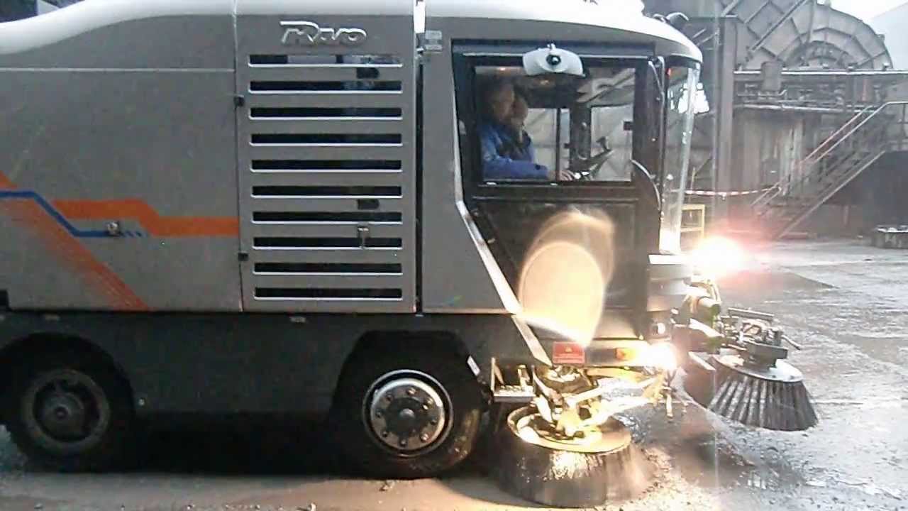 Industrial Sweeping | Heavy duty street sweeping - YouTube
