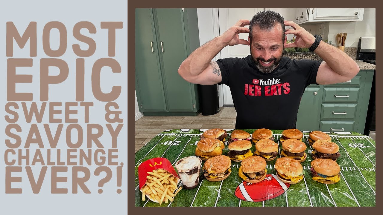 THE MOST EPIC SWEET & SAVORY CHALLENGE EVER. - YouTube