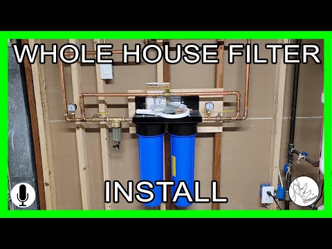 How to Install a Whole House Water Filter (iSpring WGB22B 2 stage, WSP-50SL)