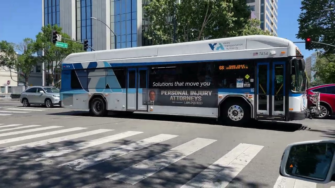 Silicon Valley’s VTA Bus Route 66 To San Jose’s Diridon Station ...