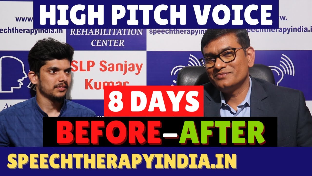 Before-After | High Pitched Voice | Within 8 Days | Voice Exercise | # ...