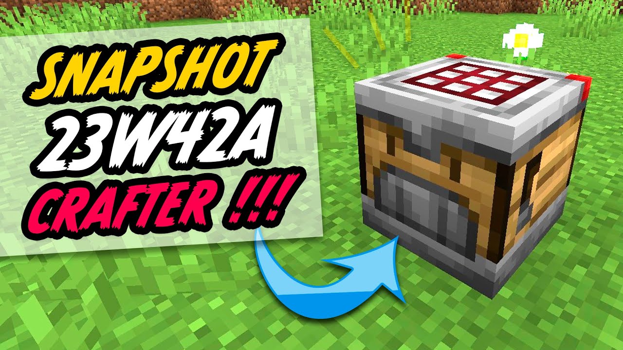 Minecraft Crafter | Snapshot 23W42A Autocrafteos !!! - YouTube