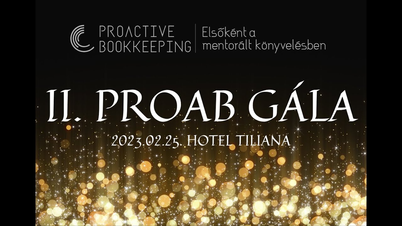 II. PROAB GÁLA teaser - YouTube