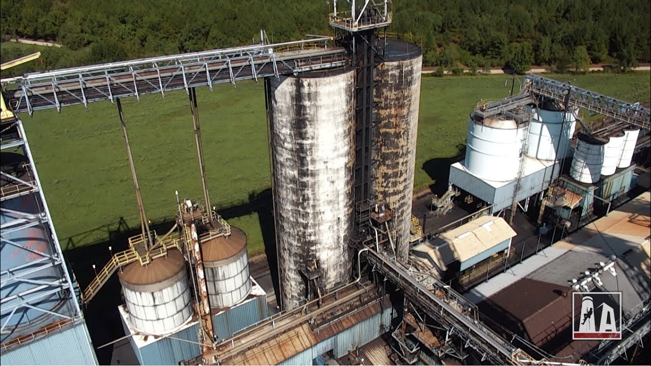 Concrete Silo Exterior Repair - YouTube
