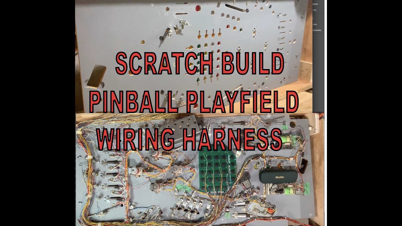 Building a pinball wiring harness from scratch. 1 of 4 - YouTube