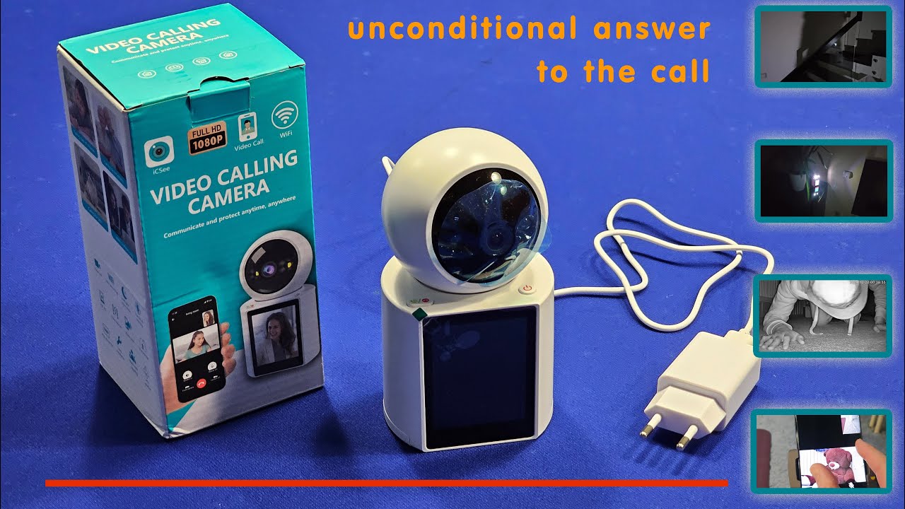 IP camera with two-way video call - YouTube