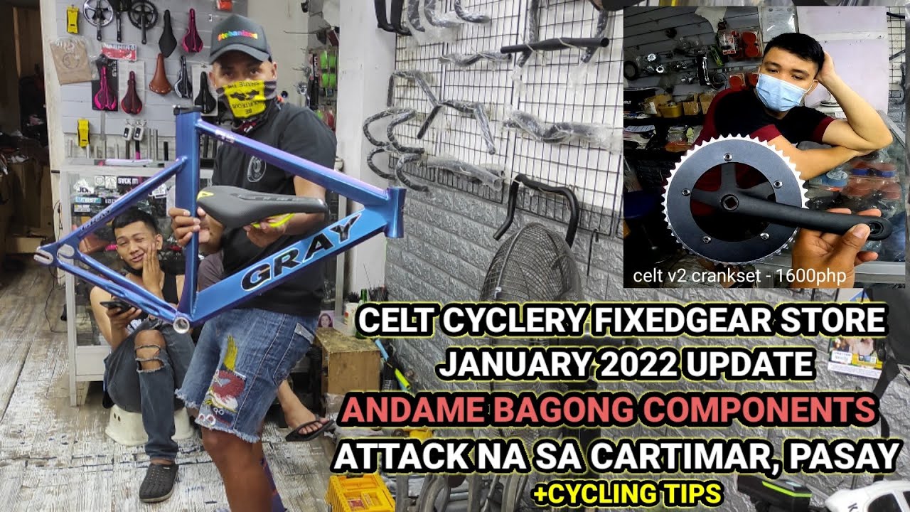 ANDAME BAGO FIXIE COMPONENTS SA CELT CYCLERY BIKESHOP VISIT +CYCLING ...