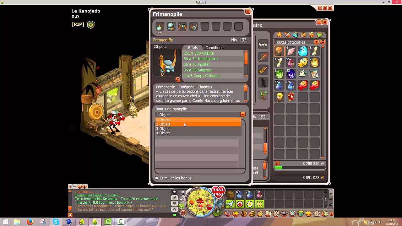 Fokushi Feca feu lvl 190 ! - YouTube