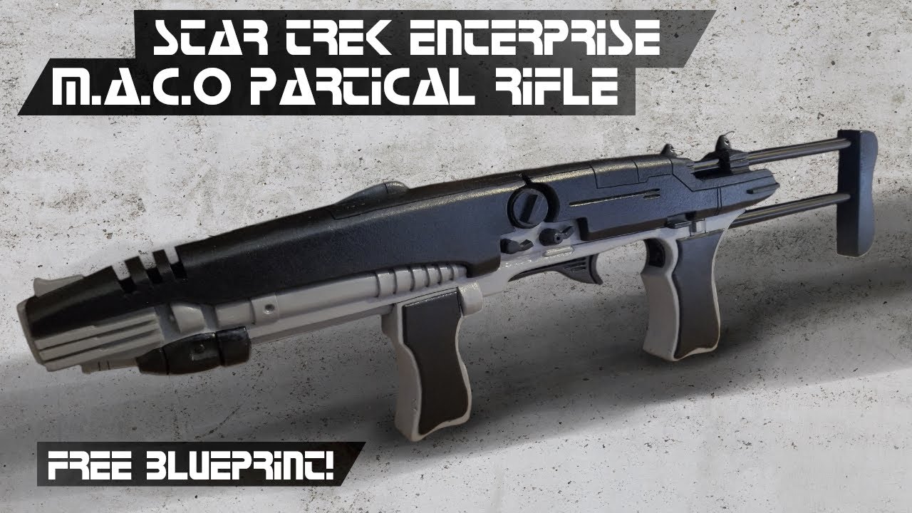 Star Trek Enterprise M.A.C.O Particle Rifle ( DIY EVA Foam) - YouTube
