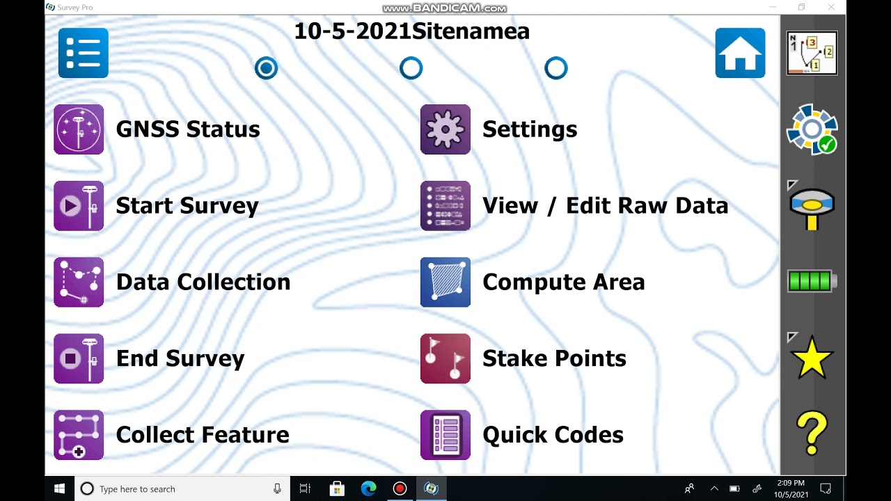 SURVEYPRO FIELD SOFTWARE RTK SETUP BASE AND ROVER - YouTube