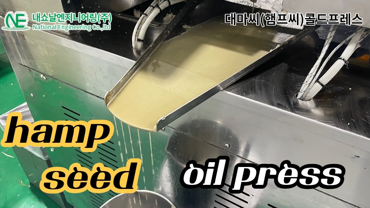 #햄프씨오일#대마씨착유#참기름짜는기계#착유기#Hemp seeds oil, Hemp oil pressing, Hemp seeds ...