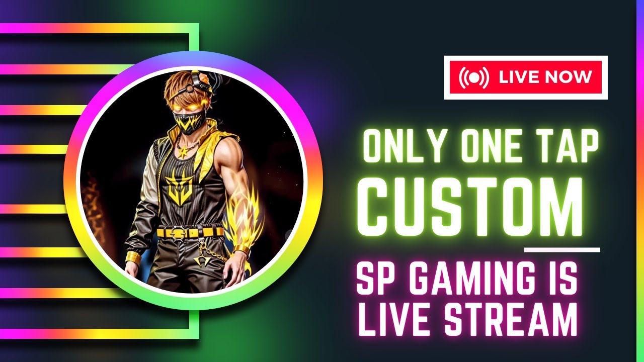 Sp gaming crazy yt Live only one tap custm #freefire #freefirelive #rggamer - YouTube