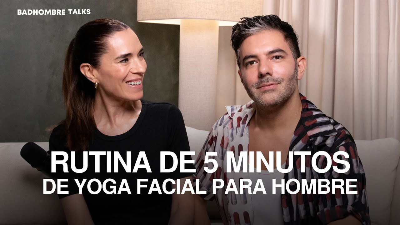 RUTINA DE 5 MINUTOS DE YOGA FACIAL PARA HOMBRE. DEFINE TU MANDÍBULA Y ...