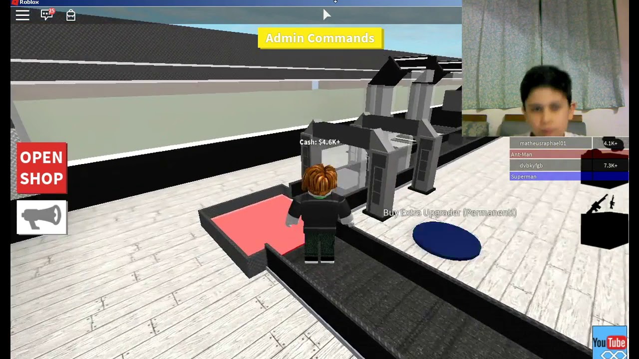 Meu primeiro vídeo... Jogando Roblox - YouTube