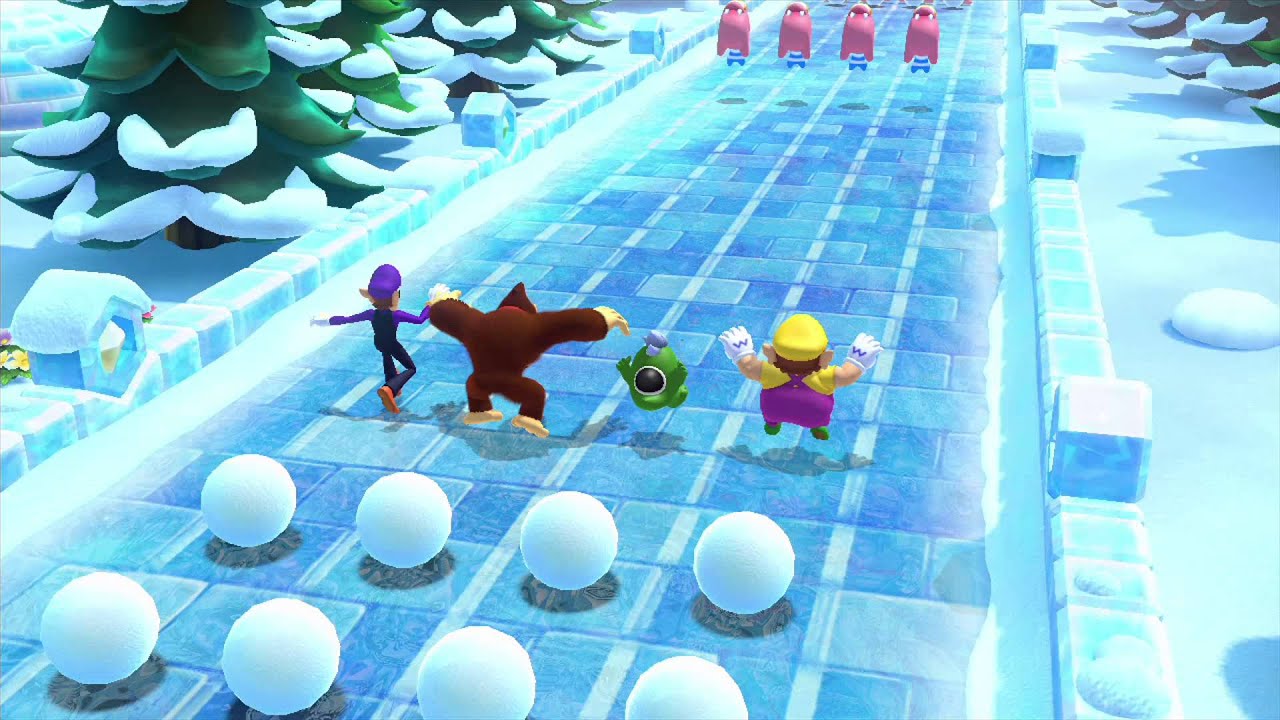 Mario Party 10 - Ice Slide, You Slide - YouTube