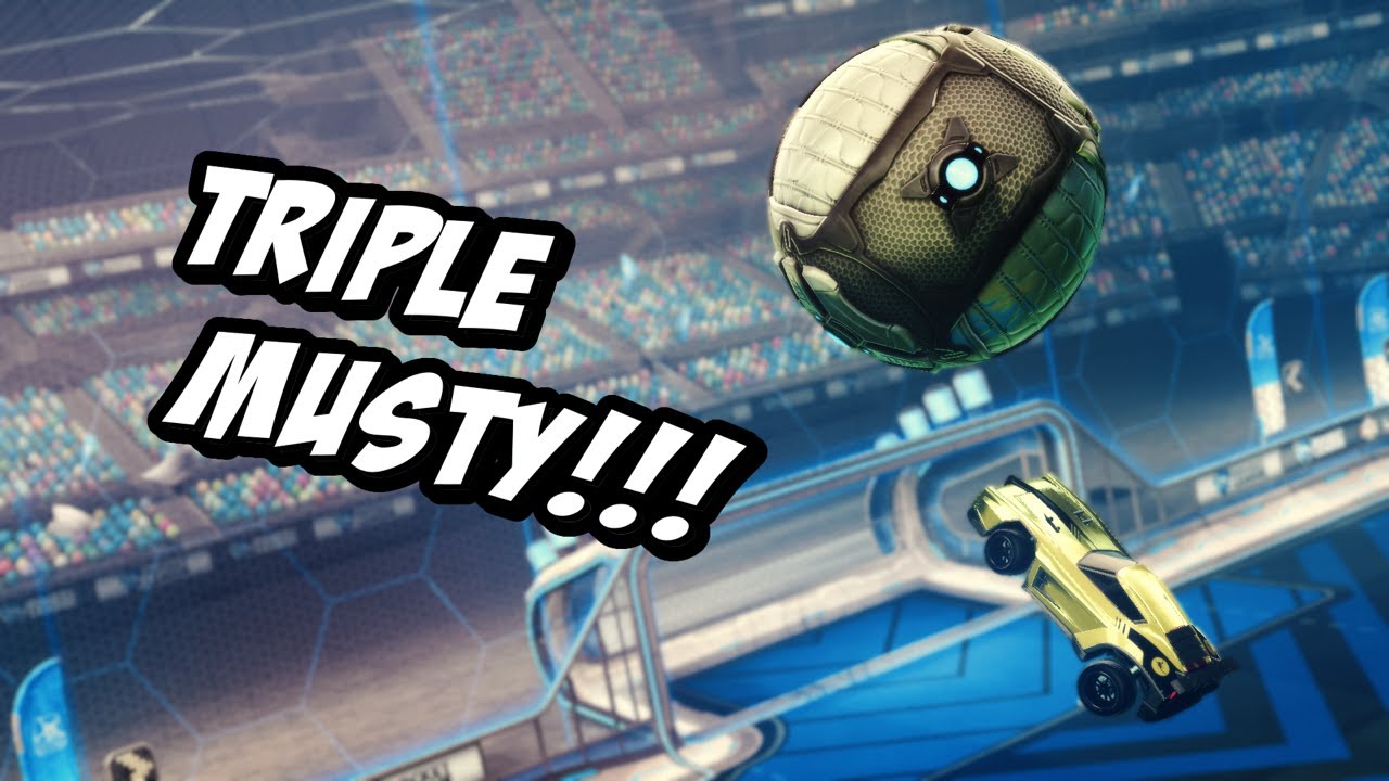 Scoring a Triple Musty in Rocket League! - YouTube