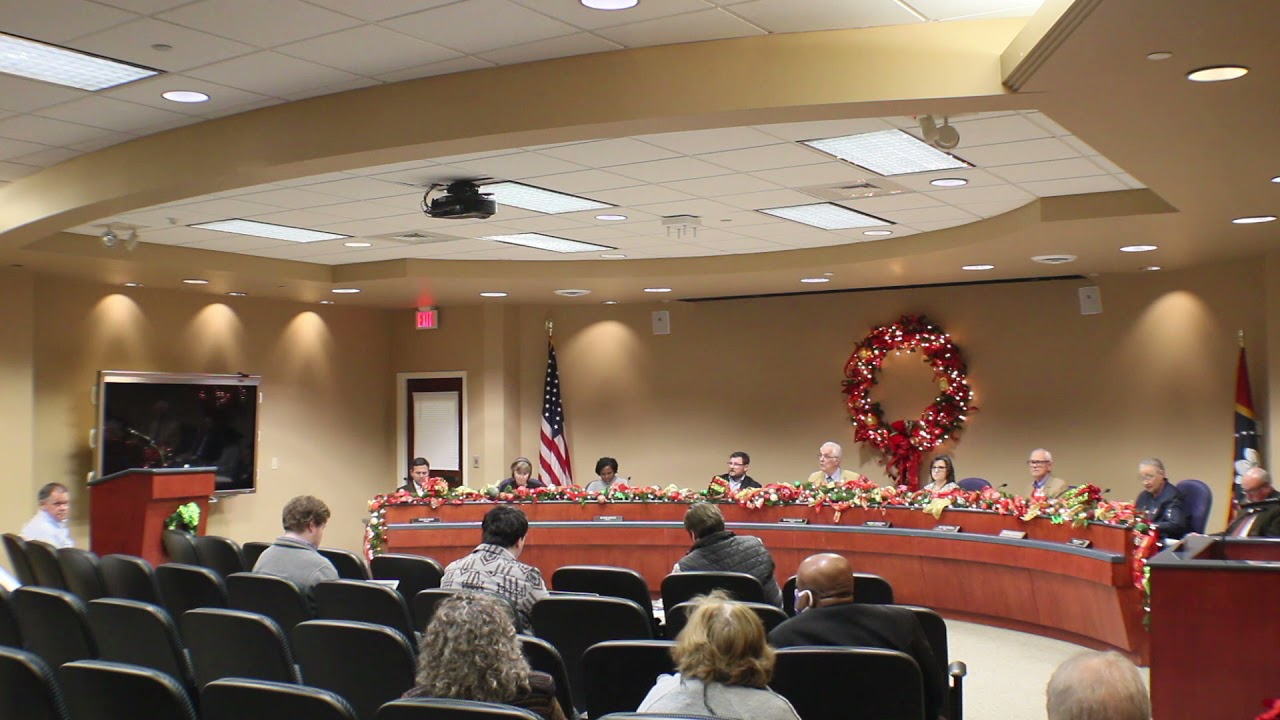 Tupelo City Council Meeting - Dec 7, 2021 - YouTube