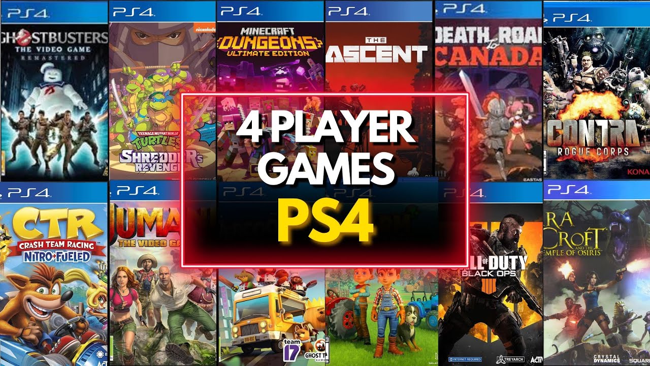 Top 50 Best 4 PLAYER PS4 Games to Play with Friends (2025) - YouTube