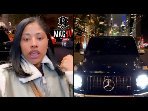 Cardi B's Sister Hennessy Is Heated After Flat Tire On Her G-Wagon! 😡