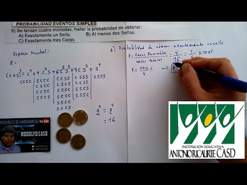 5. PROBABILIDAD: EVENTOS SIMPLES. - YouTube