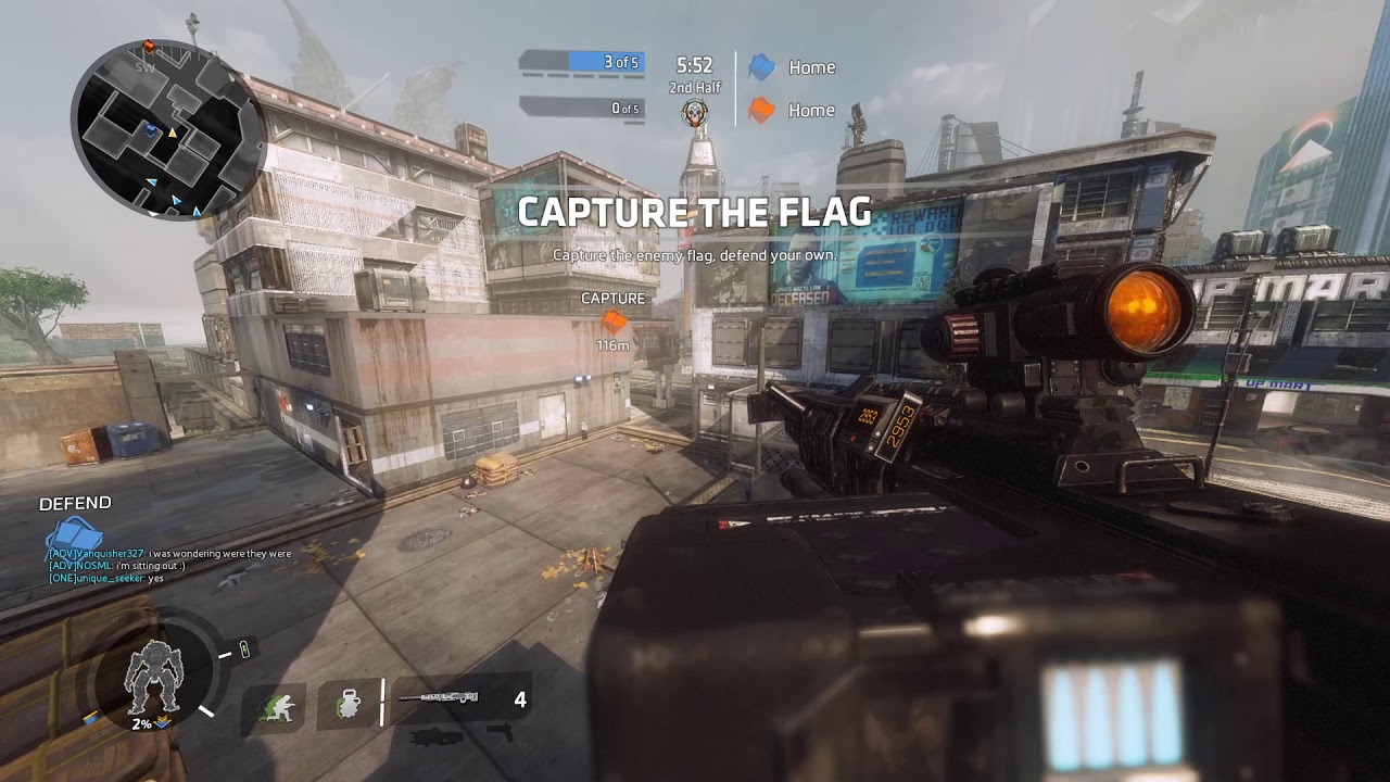 He went down fighting - 5v1 CTF - Titanfall 2 - YouTube