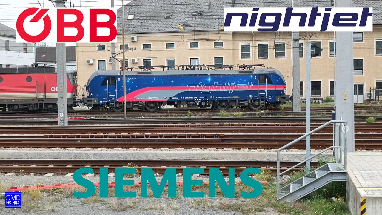 ÖBB NightJet Vectron, ÖBB taurus, Linz Hbf - YouTube