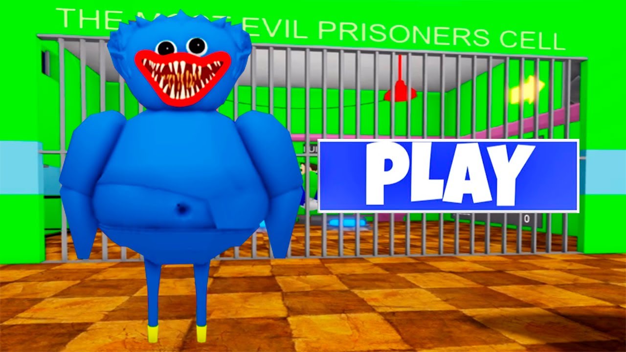 NEW HUGGY WUGGY BARRY OBBY Walkthrough Full GAMEPLAY #roblox #scaryobby ...