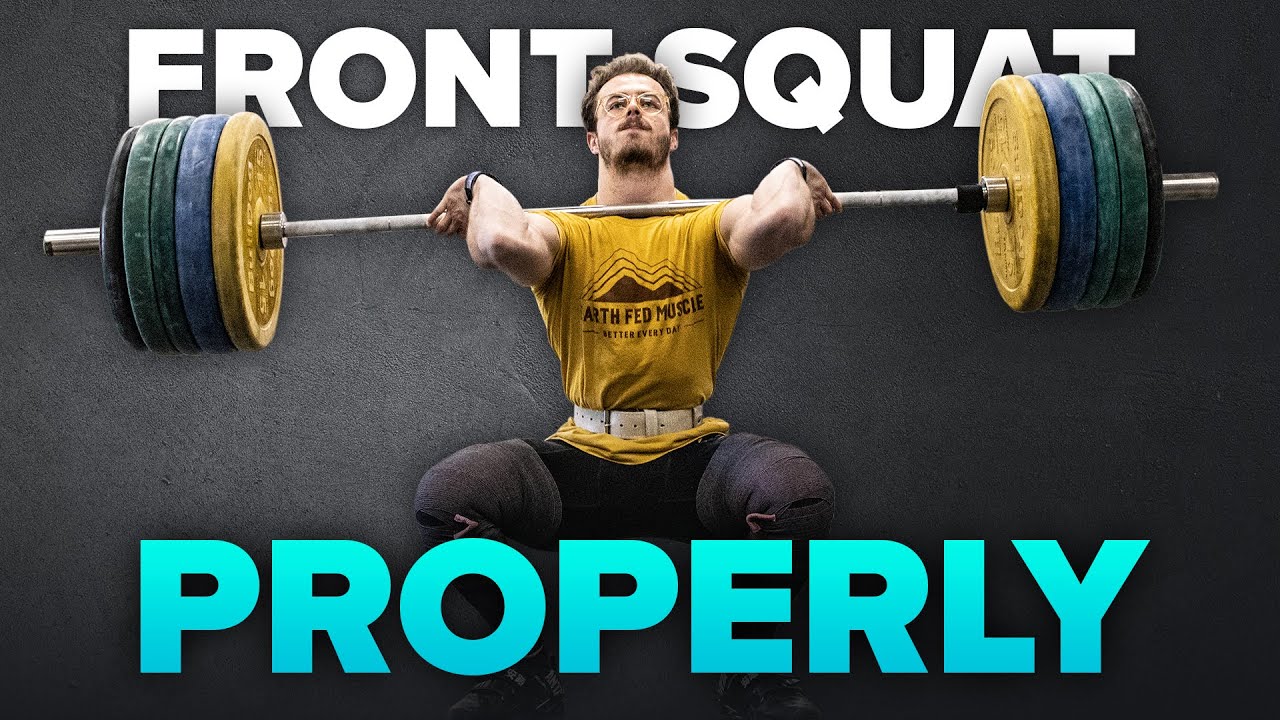 How To Front Squat with Perfect Form - YouTube