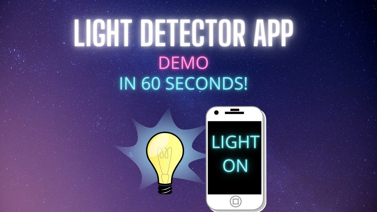 Light Detector Mobile App Demo || MIT App Inventor || By Krishna ...