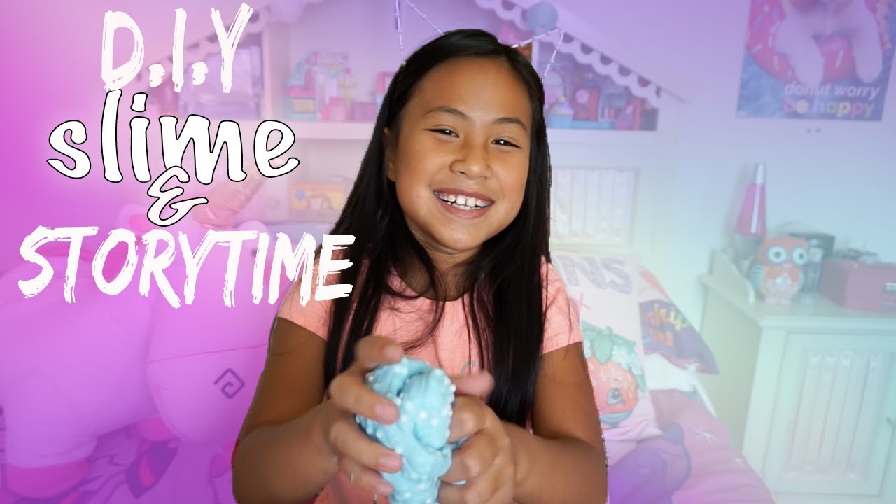 MAKING SLIME & STORY TIME ( COOL SLIME!!) - YouTube