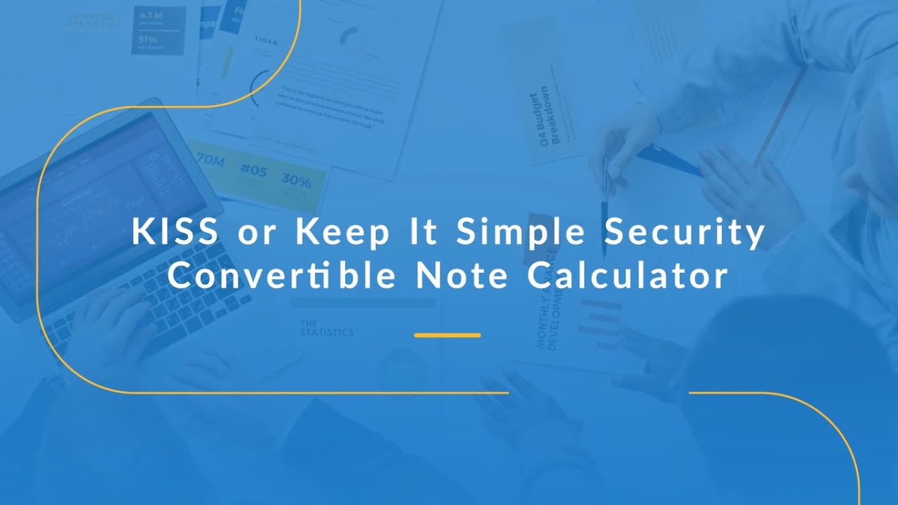KISS Convertible Note | Eqvista - YouTube