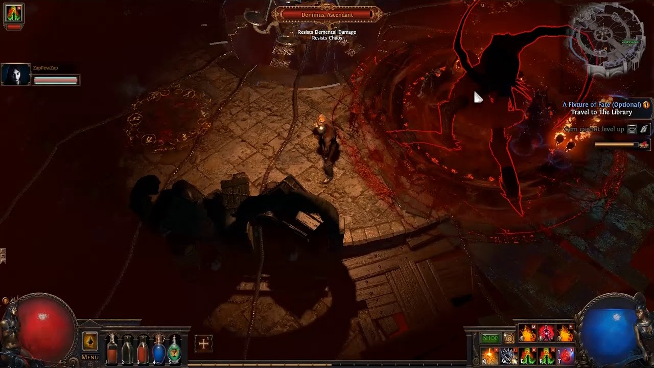 Path of Exile - Act 3 - Boss Fight - Dominus Ascendant - YouTube