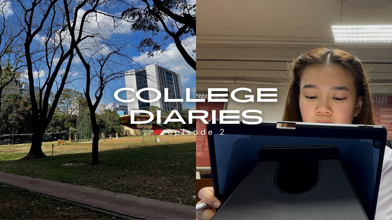college diaries | attending classes, japanese cake, arnis - YouTube