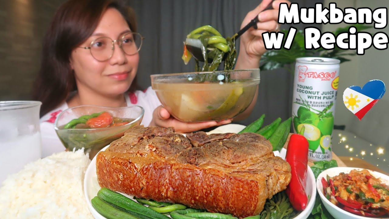 CRISPY SINIGANG | Mukbang Philippines - YouTube